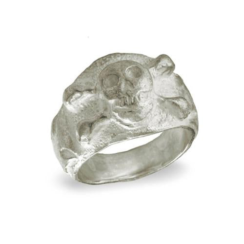 Sterling Silver Pirate Skull Ring for that laidback Rock 'n Roll vibe ...